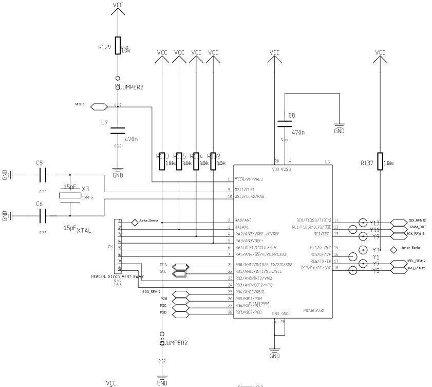 Pic Pic 18f2550 Based Scoreboard 